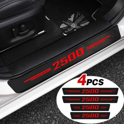 4X For Dodge Ram 2500 Accessories Truck Cab Door Sill Plate Threshold ...