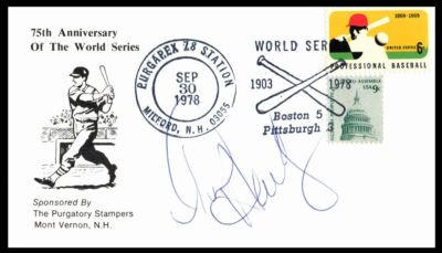 1978 Baseball - 75th Anniversary World Series cachet, signed by Mike ...