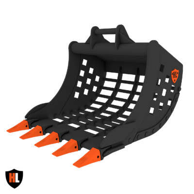 4ft Riddle Shaker Digging Bucket for 12 - 14 Tonne Ton Excavator ...