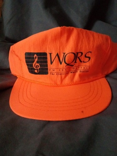 WQRS Fm105 Detroit Classical Music Ball Cap | eBay