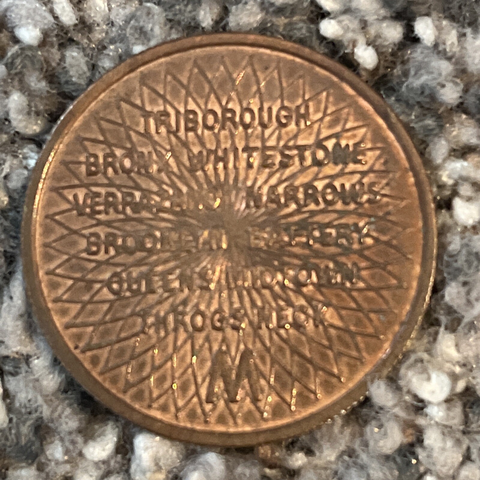 VINTAGE TRIBOROUGH BRIDGE and TUNNEL AUTHORITY Token Coin | eBay