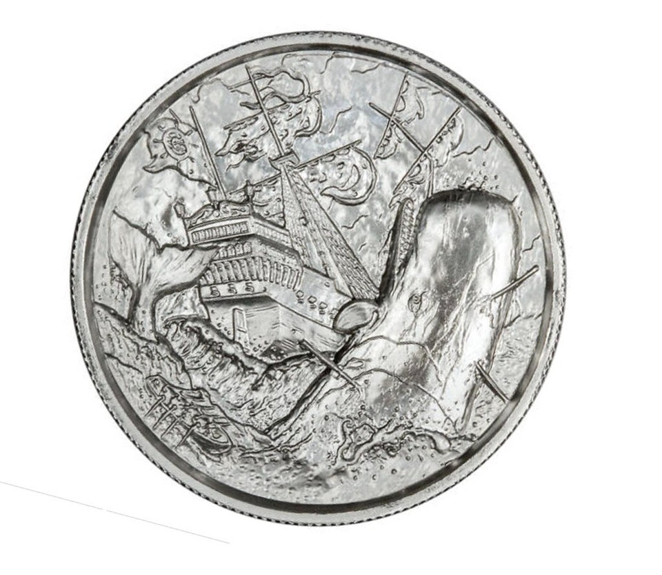 AARRGGGHHHH! 2 oz Silver Privateer Rounds Ultra High Relief - Complete ...