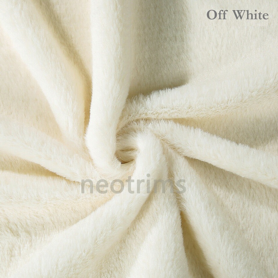 Faux Fur Fabric,Luxury Handle Short Pile,Furry Soft Cuddly,23 Colours ...
