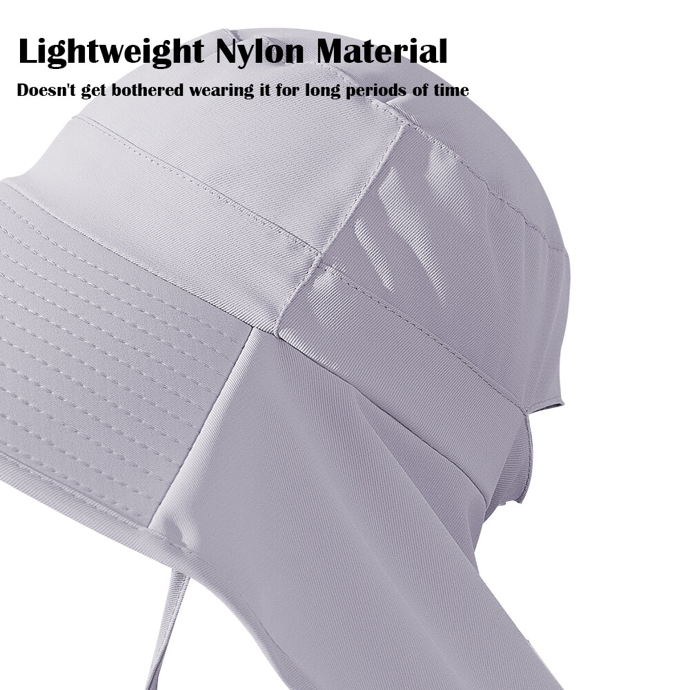 Women Summer Bucket Boonie Hat Wide Brim Neck Cover Flap Sun Outdoor ...