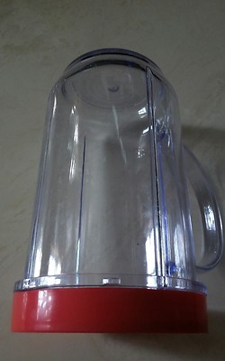Magic Bullet MB1001 Cups with Handle Red Blue and green Rims 3 ...