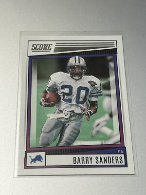 2022 PANINI SCORE -BARRY SANDERS- DETROIT LIONS - Card #91 | eBay
