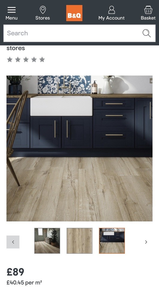 2 packs Laura Ashley Emneth Waterproof Wood Effect Luxury Vinyl Click ...