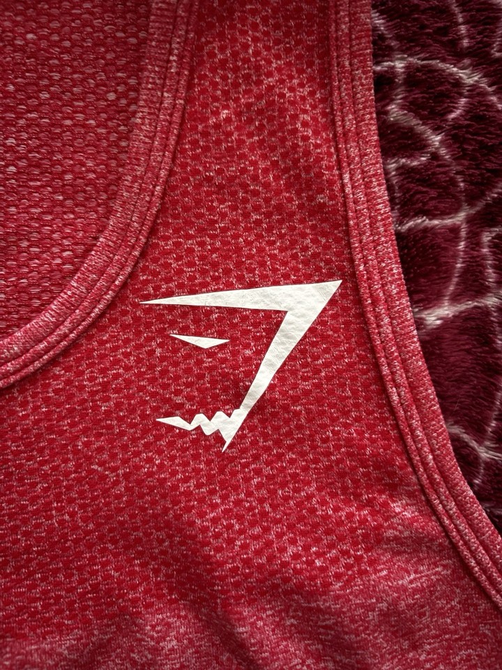 Gymshark OG Phantom Seamless Tank Red Colorway 🔴 ‼️DAVID LAID‼️ | eBay UK