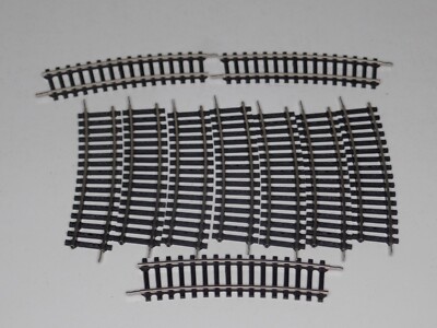 Piko HO Scale 1:87 Gauge Made in GDR 2/3-880 Short Curved Track 2 10 ...