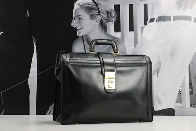 Vintage Leather RENWICK Doctor Lawyer Briefcase Attache Bags Mens | eBay
