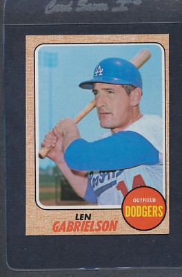 1968 Topps #357 Len Gabrielson Dodgers EX/MT *5551 | eBay
