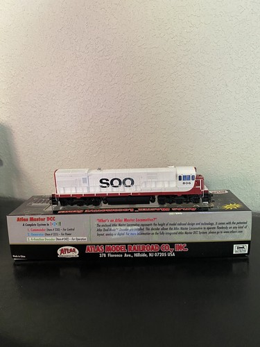 Atlas Master Series Item#7426 Phase 2 Loco Soo Line Road #806 DCC ...