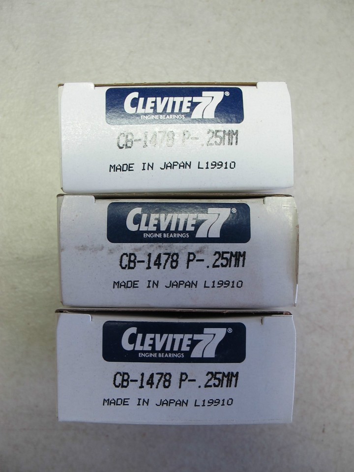 Clevite CB1478P.25mm Connecting Rod Bearing for ISUZU 1588cc 1471cc ...