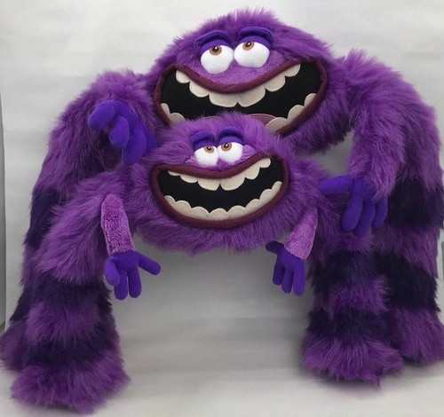 2 Monster's Inc University ART Small & Large Pixar Monster Disney Store ...