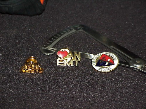 Lot of 3 Medical Lapel Pins EMT Emergency Medical Technician Safety ...