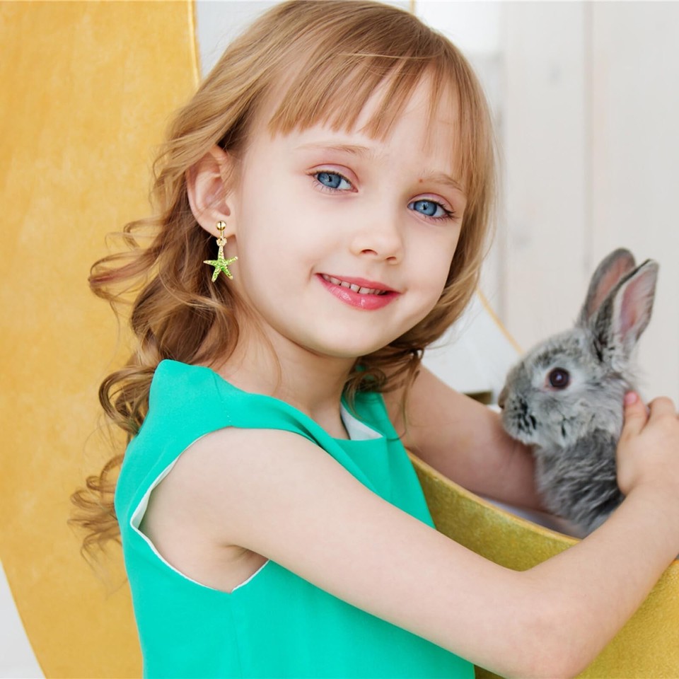 20 Pairs Clip on Earrings -Cute Clip Earrings Hypoallergenic,Dress-Up ...