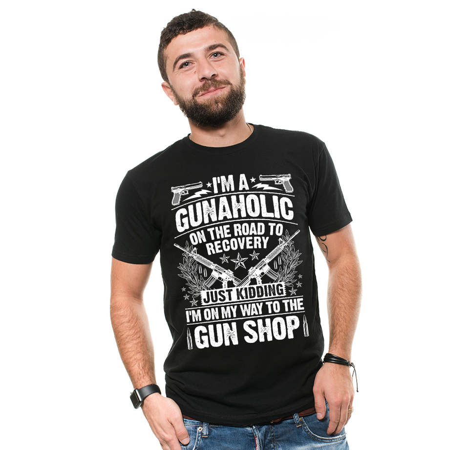 Gun t shirts, Patriotic t shirts, funny gun shirts for men, pro gun ...