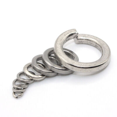 M10 STAINLESS STEEL SPRING WASHERS SQUARE LOCK WASHER A2 304 DIN 7980 ...