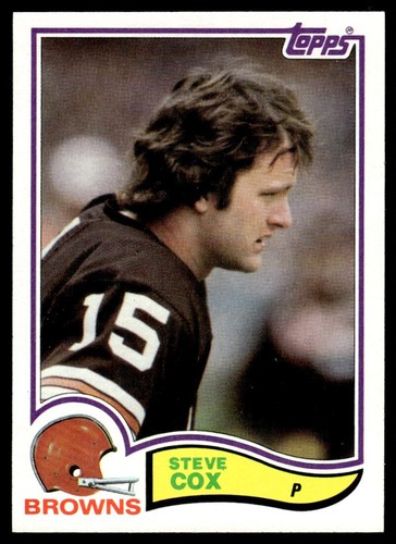1982 TOPPS STEVE COX RC CLEVELAND BROWNS #59 | eBay