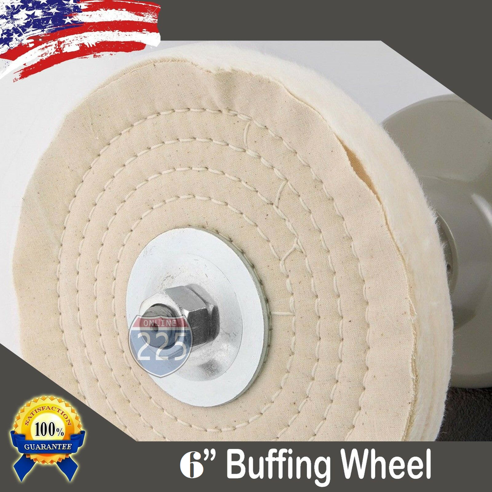 6" Inch Buffing Polishing Wheel 5/8 Arbor Buffer Polish | eBay