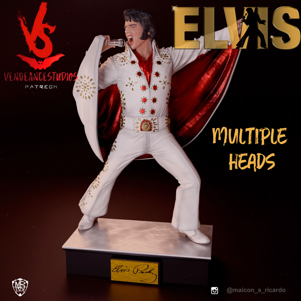 ELVIS Unpainted Unassembled 3D printed Resin Model Kit GK2 | eBay