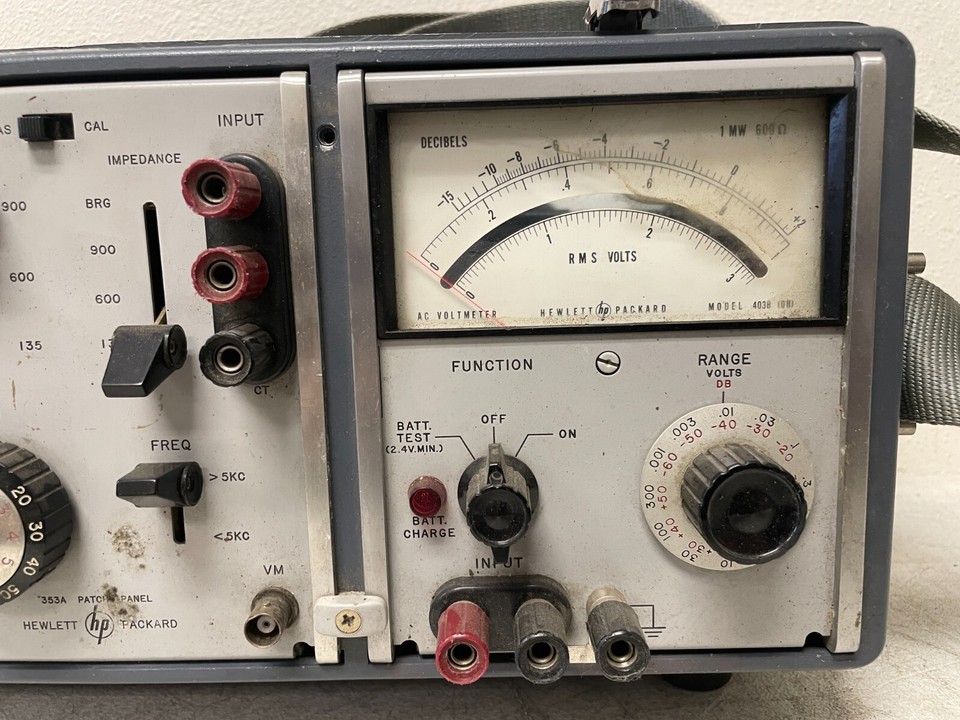 HP HEWLETT PACKARD INCREDIBLE OSCILLATOR AN/USM 3550A PHONE TEST | eBay