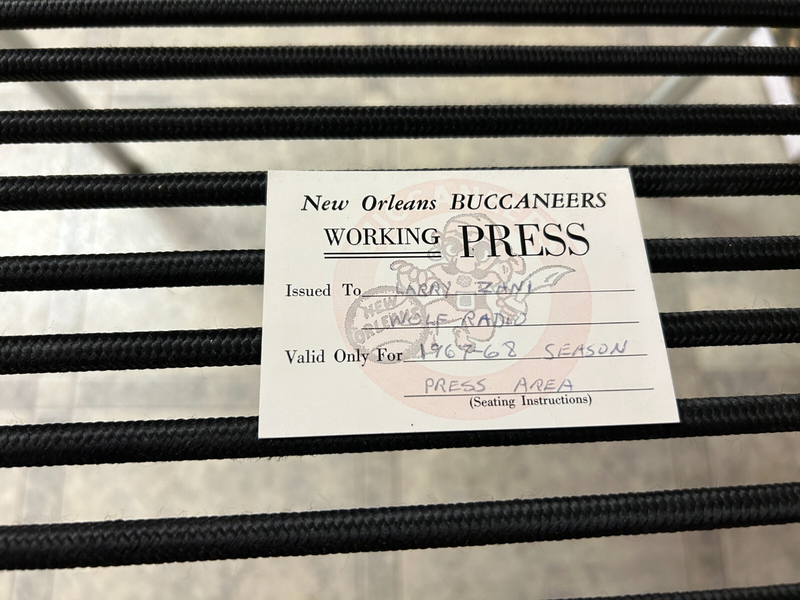 original 1967-68 NEW ORLEANS BUCCANEERS 1st year ABA BASKETBALL TEAM ...