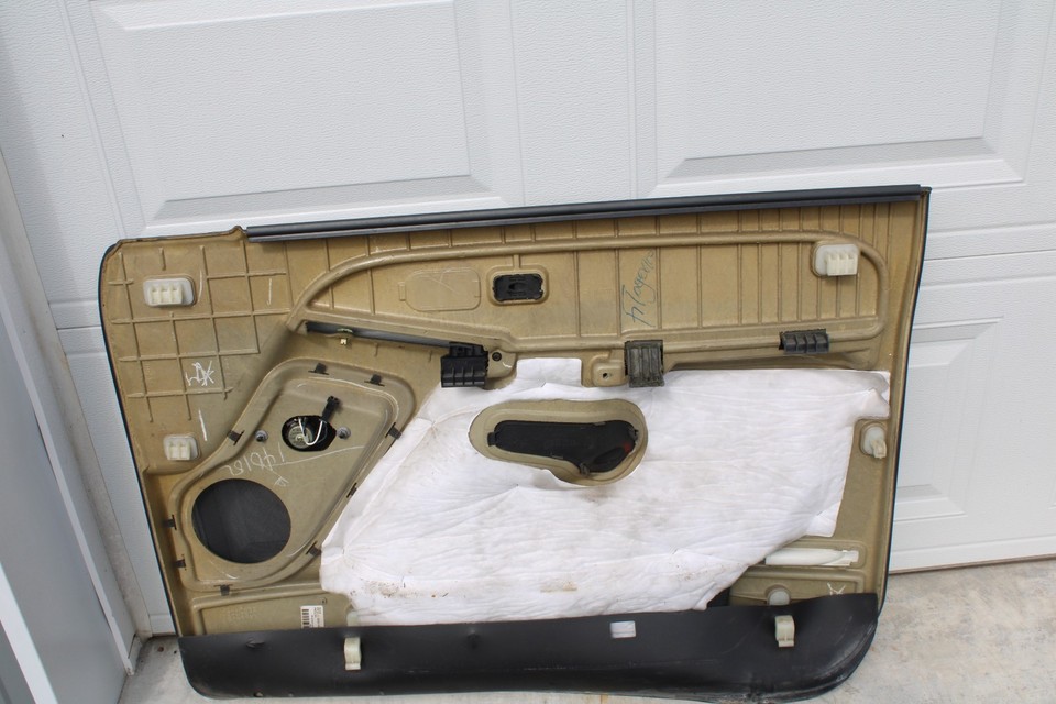 99-02 GMT 800 - Interior Door Trim Panel Driver Side Graphite Tan Two ...