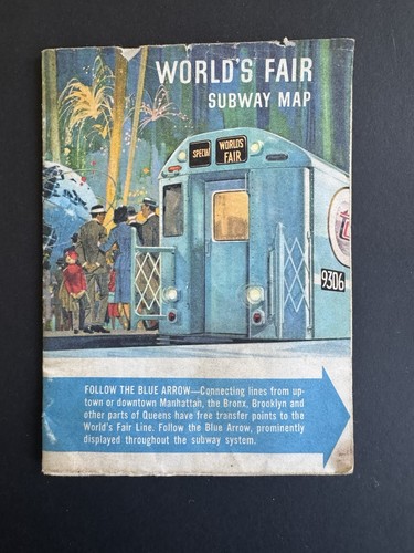 NEW YORK CITY SUBWAY MAP & GUIDE 1964 - NEW YORK WORLD'S FAIR | eBay