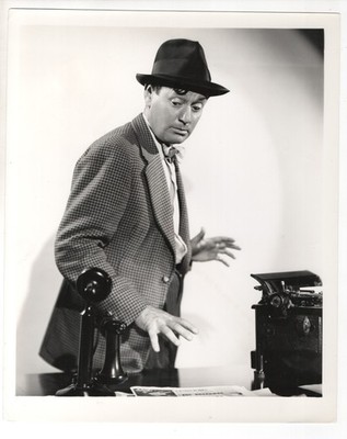 Roscoe Karns His Girl Friday Hat Telephone Howard Hawks Orig 1940 8x10 ...