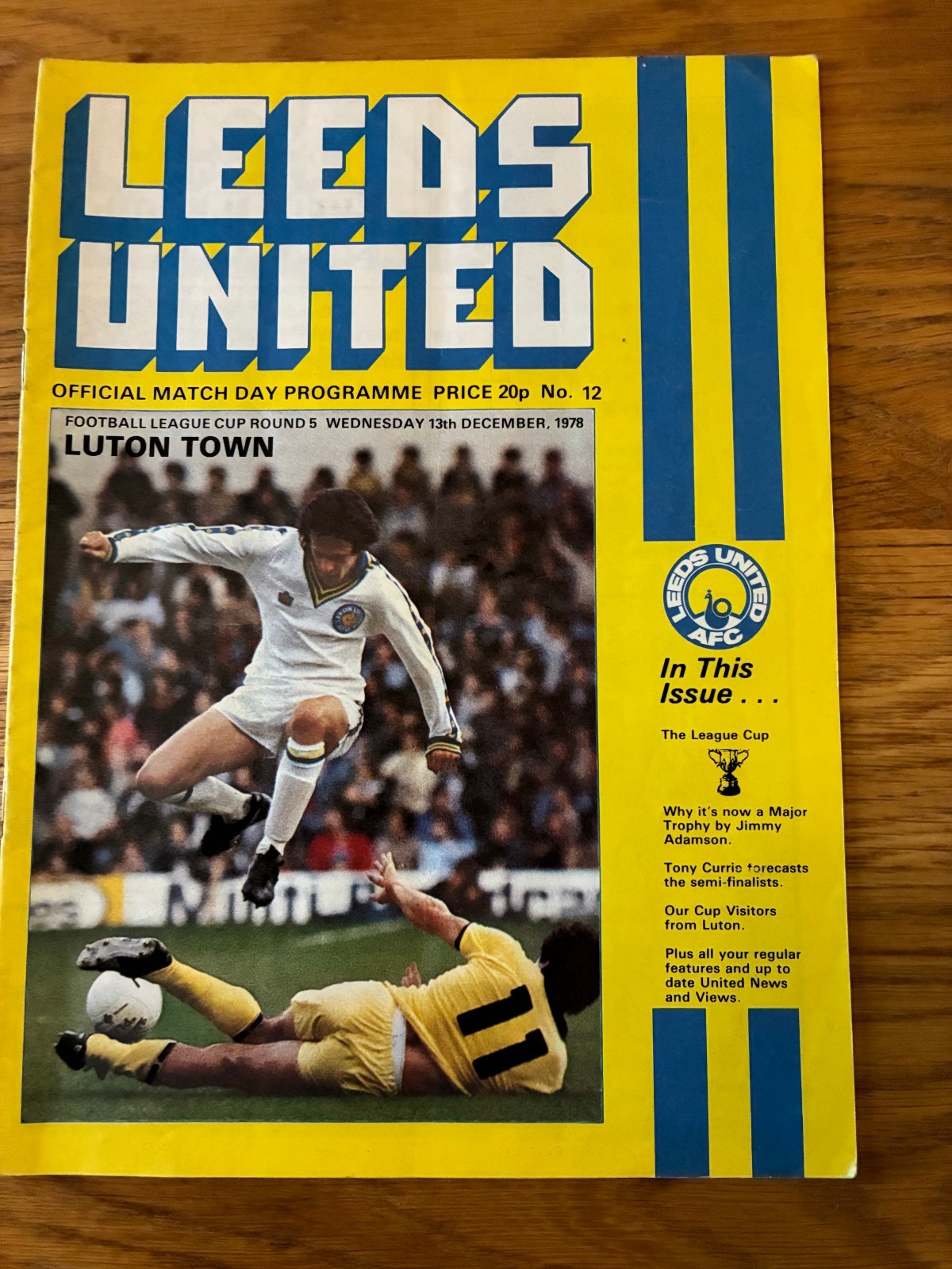LEEDS UNITED V LUTON TOWN PROGRAMME 1978-79 | eBay