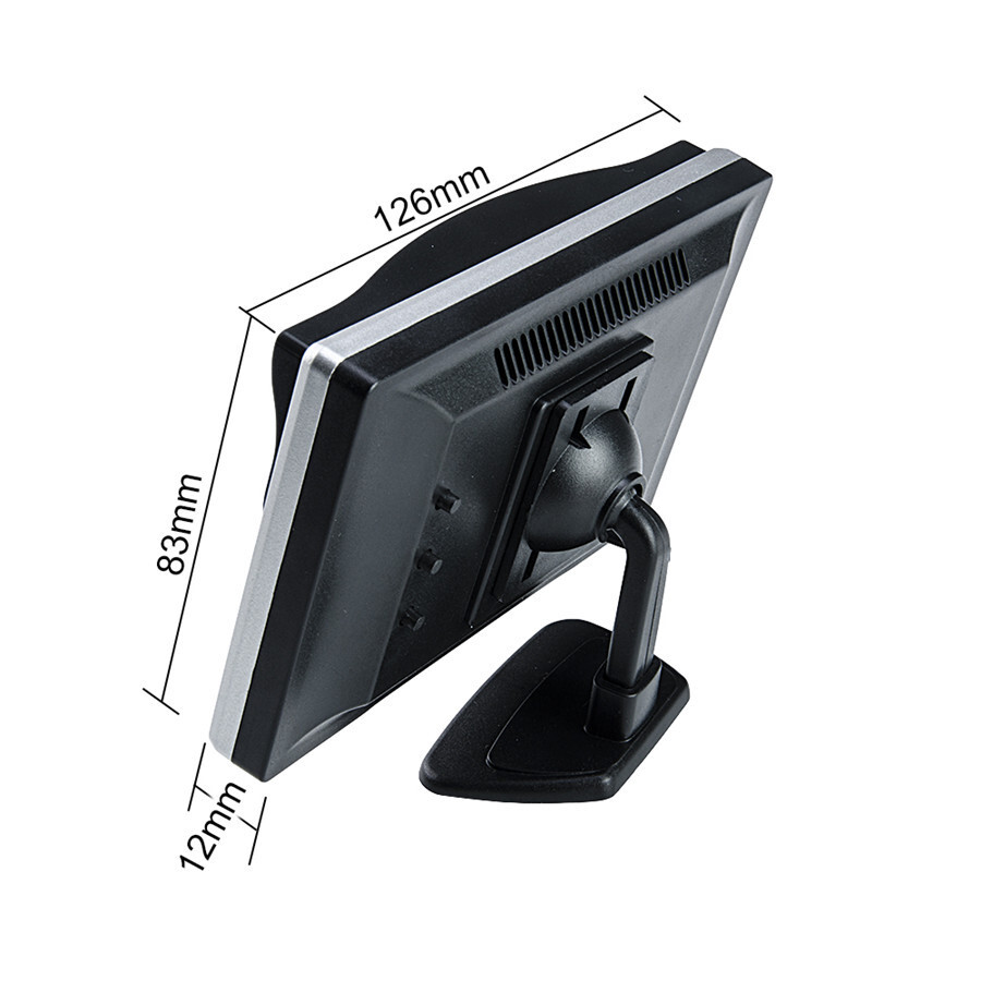 TFT LCD HD Screen RCA Monitor For Car Rear View Backup Reverse Camera ...