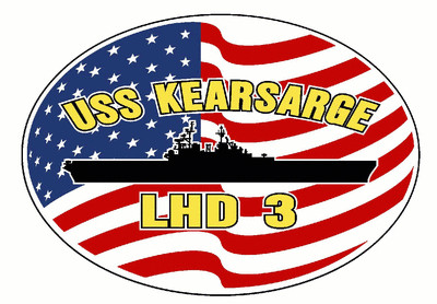 USS KEARSARGE LHD 3 Oval Decal / Sticker Military USN U S Navy S07 | eBay