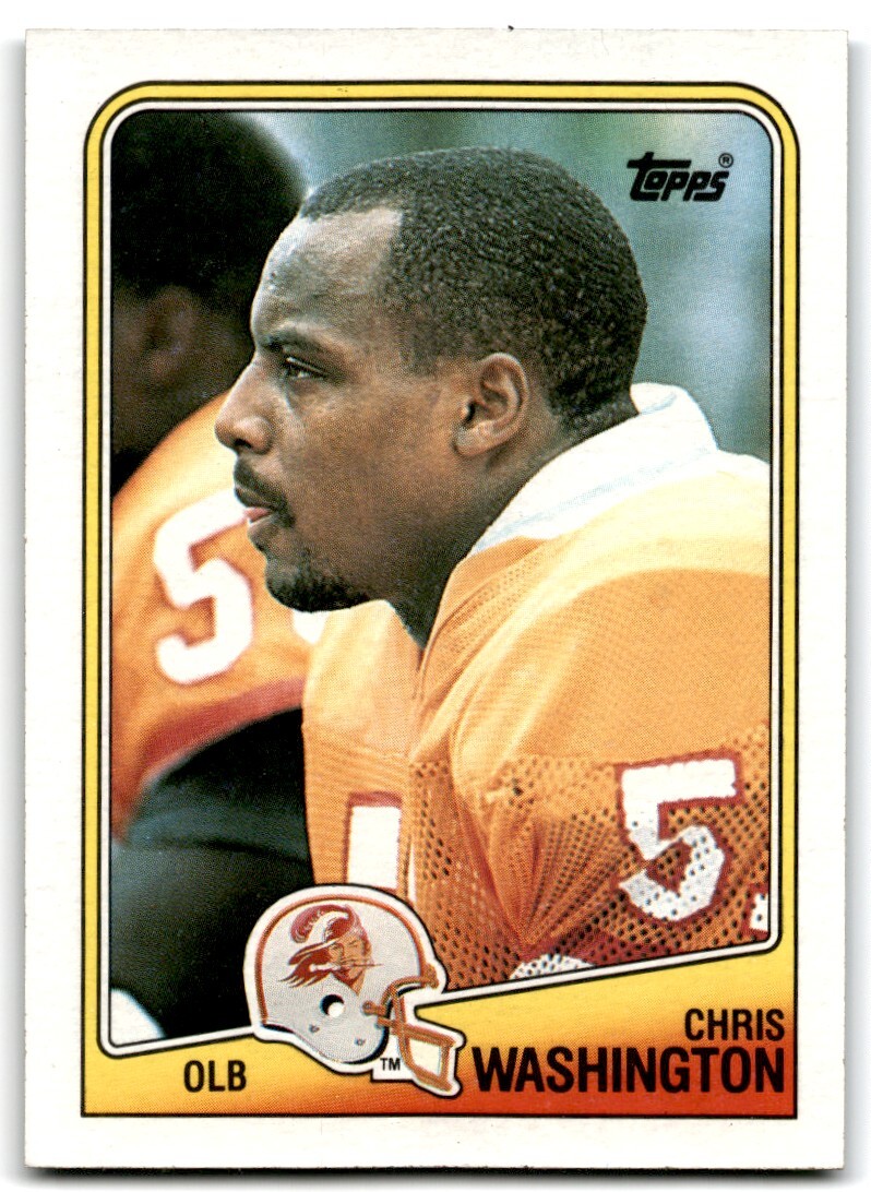 1988 Topps Chris Washington Football Cards #359 | eBay