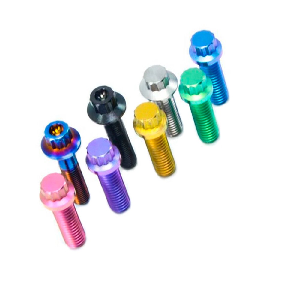 for BBS RS Titanium Wheel Split Rim Assembly Bolts screw fastener M7x32 ...