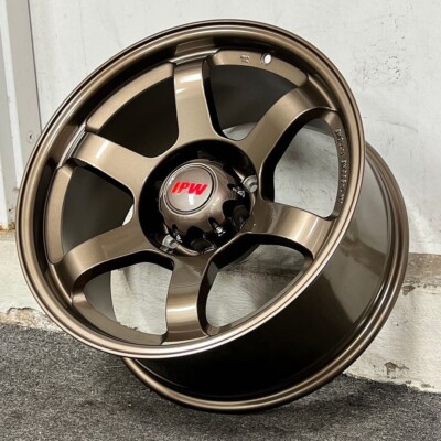 17" IPW 500 Bronze Grid Style Wheels Rims | Fits Toyota 6x139.7 6x5.5 ...