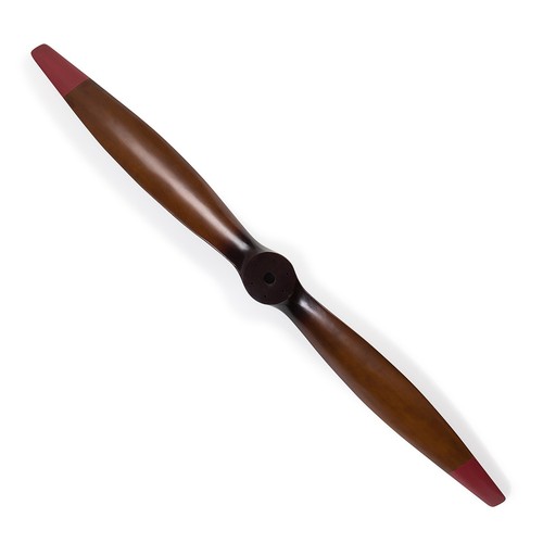 WWI Replica Wooden Airplane Propeller with Red Tips - Handcrafted Large ...