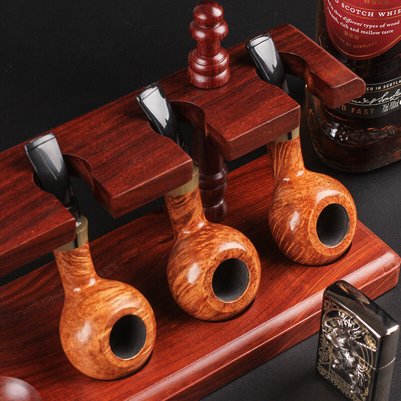 Classic Briar Apple Pipe Handmade Old-fashioned Solid Wood Pipes ...