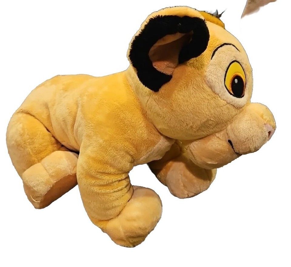 Disney The Lion King Simba Plush Cub Large 20" Stuffed Animal Hasbro ...