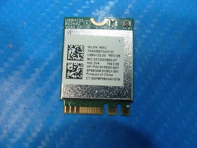 HP Pavilion 15-cs0059nr 15.6" WiFi Wireless Card RTL8821CE 915620-001 ...