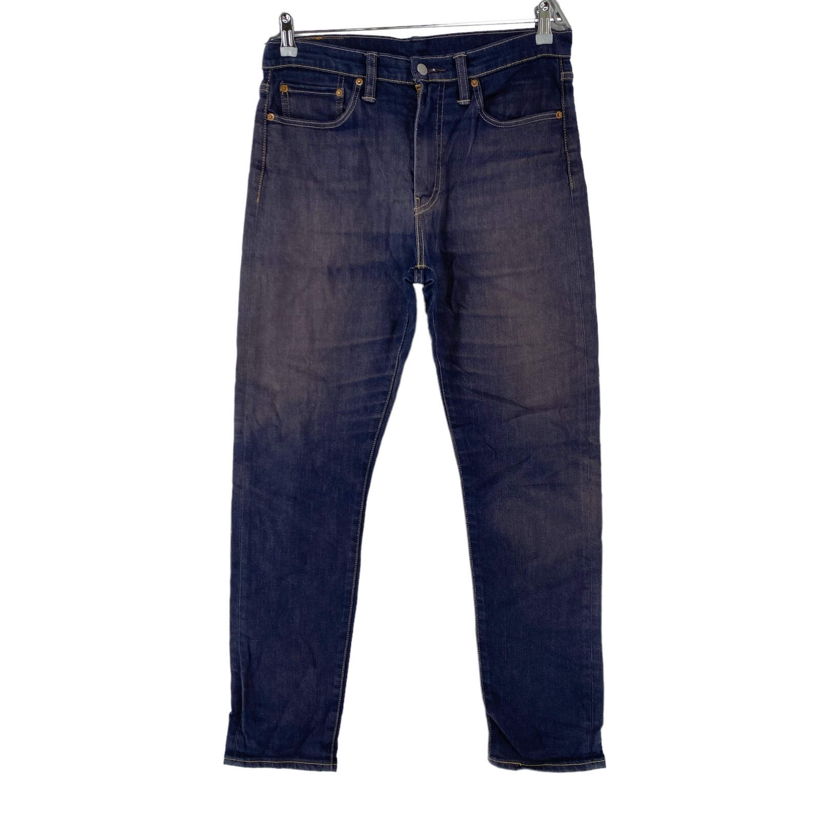 Levi's 522 Dark Purple Stretch Slim Tapered Fit Jeans Size W32 L32 ...