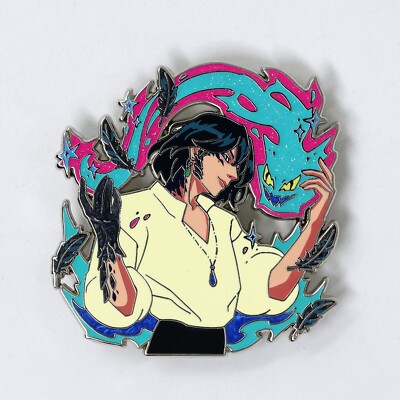 Howl's Moving Castle Howl Jenkins Pendragon Black Enamel Pin Figure | eBay