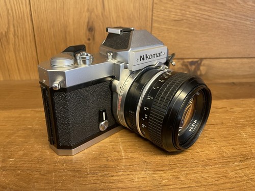 *Near Mint ++* Nikon Nikomat FT2 Film Camera New Nikkor 50mm F/1.4 Lens ...