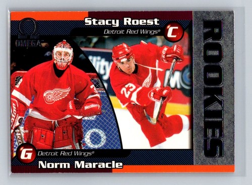 1998-99 Pacific Omega #89 Norm Maracle / Stacy Roest RC Detroit Red ...