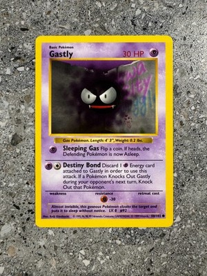 Pokemon TCG Cards SHADOWLESS Base Set Gastly 50/102 NM | eBay Australia