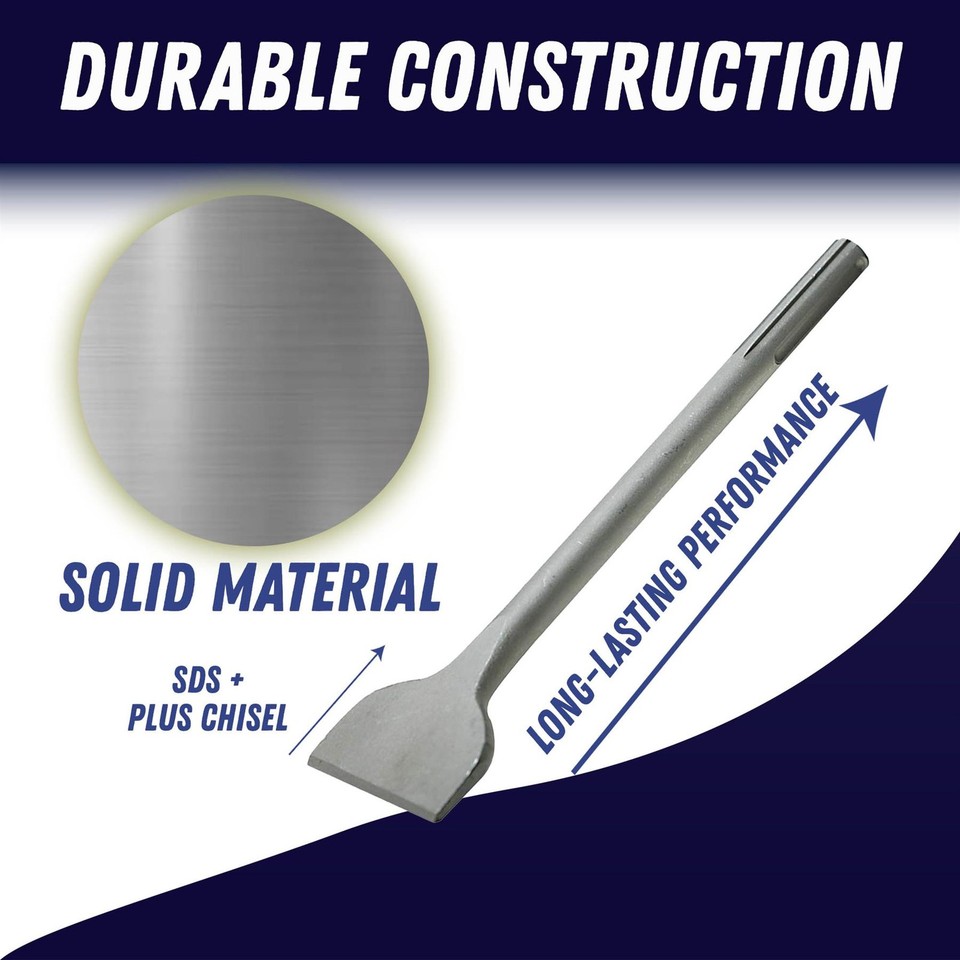 SDS Max Chisel Hammer Drill Concrete Brick Tile Demolition Fits Bosch ...