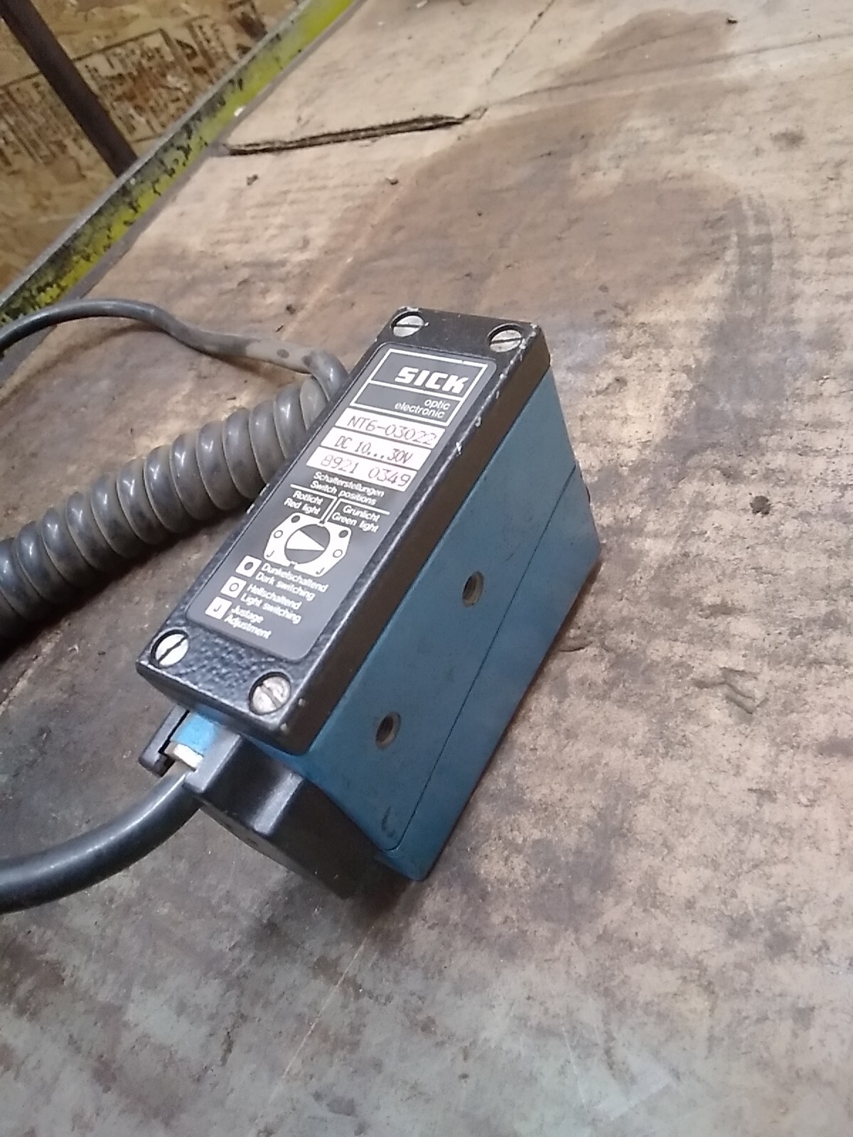 SICK NT6-03022 / NT603022 1005822 Photoelectric Color Sensor | eBay