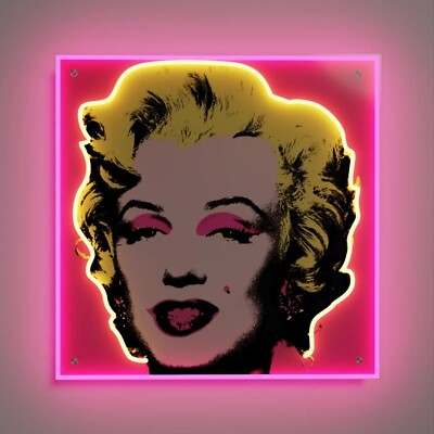 Marilyn Monroe Wall Art LED Light Sign Neon Signs for Bedroom Dorm ...