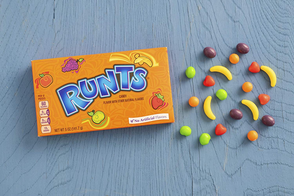 Runts Fruit Flavored Hard Candy, 5 Ounce Movie Theater Box (Pack of 12 ...