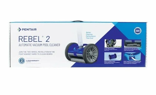 Pentair Rebel 2 Blue Swimming Pool Cleaner - Automatic Suction Pool ...